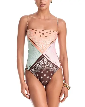 Agua Bendita X Mariel One Piece Swimsuit - Multicolor
