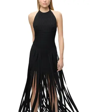 Herve Leger The Spencer Column Gown