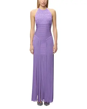 Herve Leger Draped Evening Dresses