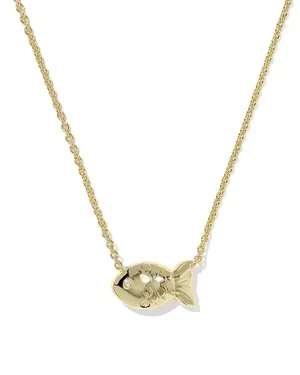 Kendra Scott Parker Fish Pendant Necklace