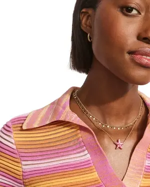 Kendra Scott Parker Star Strand Necklace - Silver