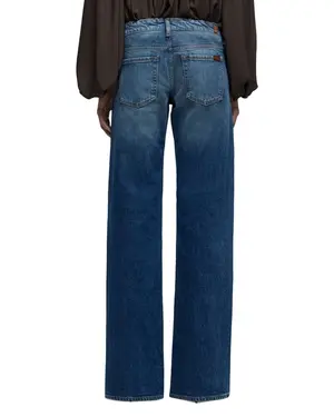 7 For All Mankind Low Rise Straight Leg Jeans