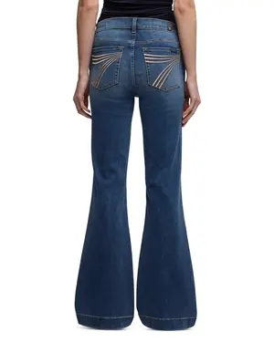 7 For All Mankind Dojo Tailorless High Rise Jeans