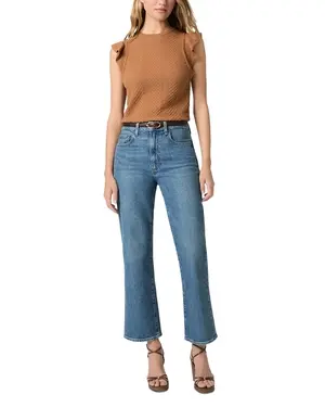 Paige Stevie High Rise Ankle Bootcut Jeans