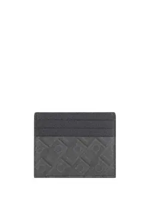 FERRAGAMO Leather Cardholder - Gray