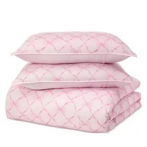 LoveShackFancy Sweetheart Printer Duvet Set, Twin/twin Xl