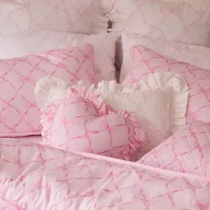 LoveShackFancy Sweetheart Printer Duvet Set, Twin/twin Xl