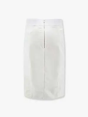 Dolce & Gabbana Satin And Powernet Midi Skirt