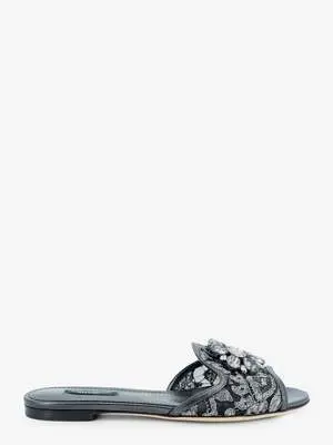 Dolce & Gabbana Embellished Lace Sandals