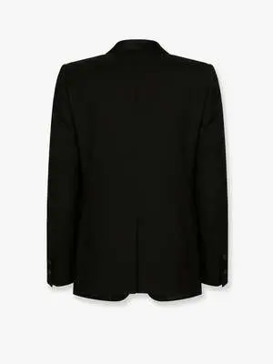 Dolce & Gabbana Sicilia Stretch Wool Tuxedo Blazer - Multicolor