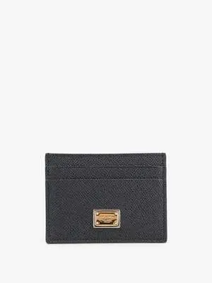 Dolce & Gabbana Hammered Leather Card Holder - Multicolor