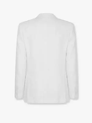 Dolce & Gabbana Sicilia Single-breasted Linen Blazer - Multicolor