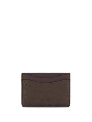 GANNI Textured Faux Leather Card Holder - Multicolor