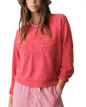 Marine Layer Cloud 9 Terry Sweatshirt With Sun Detail