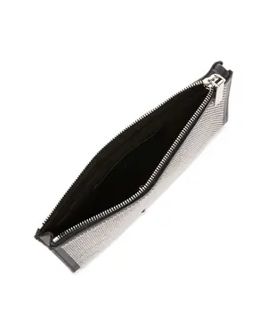 Alexander McQueen Knuckles Micro Stud Leather Clutch