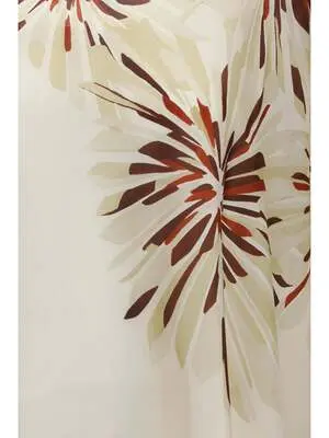 Brunello Cucinelli Silk Blouse With Floral Print - Multicolor