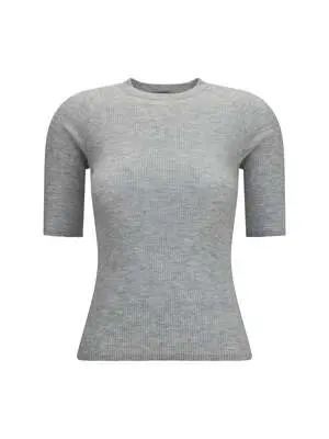 Women's Gray Ribbed