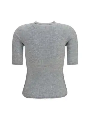 Brunello Cucinelli Lightweight Ribbed Sweater - Gray