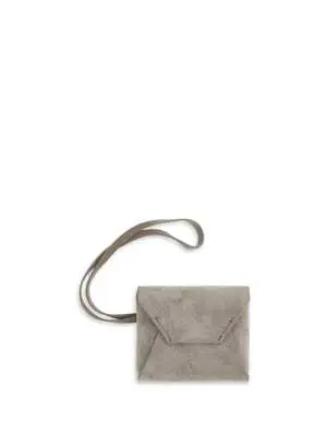 Brunello Cucinelli Suede Bag Charm - Gray