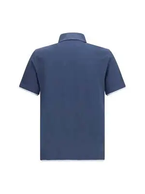 Brunello Cucinelli Short-sleeve Cotton Polo Shirt