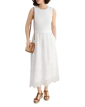 HOBBS LONDON Hollingworth Midi Dress - White