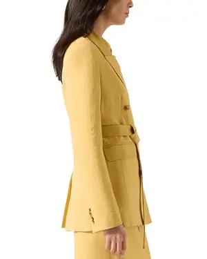 ARGENT Belted Double Breasted Blazer