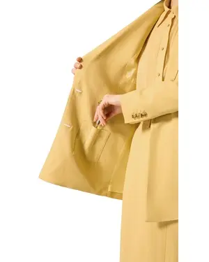 ARGENT Belted Double Breasted Blazer