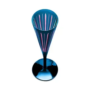 L'Objet Prism Champagne Flutes Set Of 4 - Blue