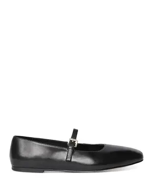 Whistles Leather Mary Jane Ballet Flats