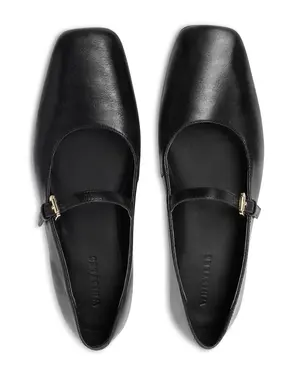 Whistles Leather Mary Jane Ballet Flats