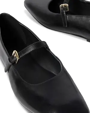 Whistles Leather Mary Jane Ballet Flats