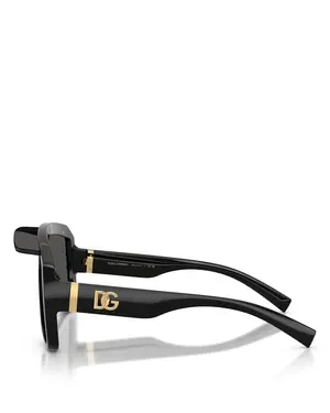 Dolce & Gabbana Aviator Shield Sunglasses