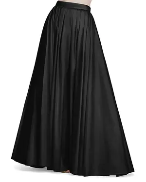 EMILY SHALANT Soft Taffeta Ball Gown Skirt - Black