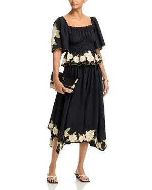 AREA STARS Gia Floral Top