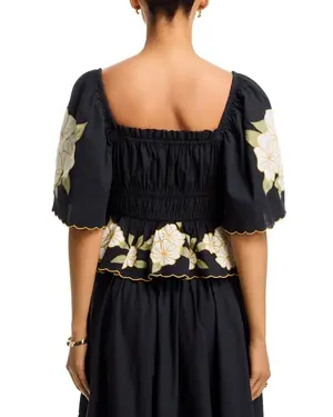 AREA STARS Gia Floral Top