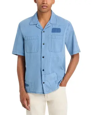 CORRIDOR Patchwork Short Sleeve Shirt