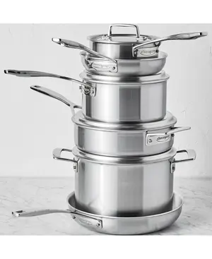 DEMEYERE Essential 5 Stainless Steel Cookware, Set Of 10