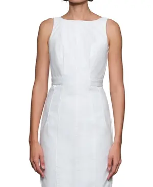ET OCHS Farley Denim Midi Dress