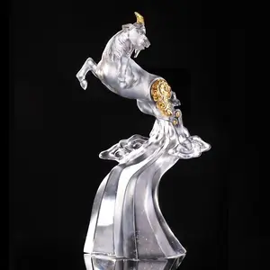 LIULI Limited Edition Lofty Beauty Crystal Glass Figure - Clear