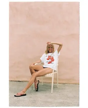 French Connection La Tomate Graphic T-shirt - Summer White