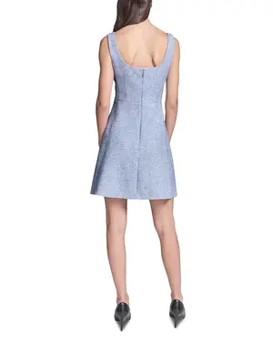Karl Lagerfeld Paris Tweed A-line Dress