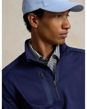 Polo Ralph Lauren Rlx Ralph Lauren Stretch Jersey Quarter-zip Pullover