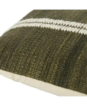 SURYA Jundah Decorative Pillow, 18l X 18w - Olive