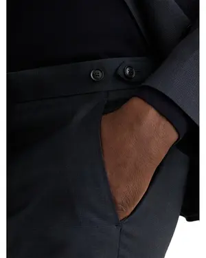 REISS Venue Tailored Fit Check Suit Trouser Pants