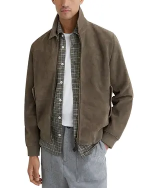 REISS Sainsie Jacket - Olive Green