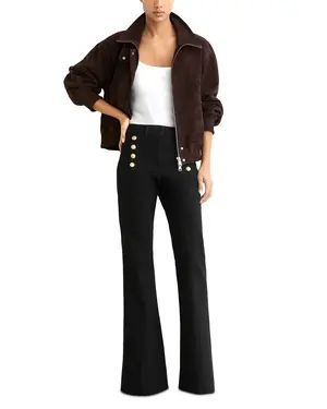 REISS Athena High Rise Jeans - Black