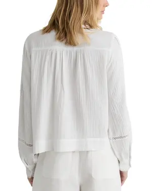 REISS Clemmie Long Sleeve Top