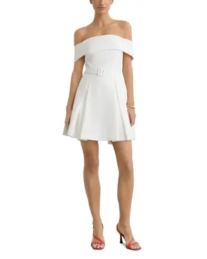 REISS Barot Fit And Flare Dress