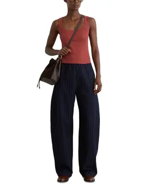 REISS Riva Square Neck Vest