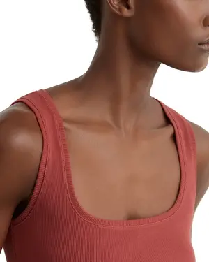 REISS Riva Square Neck Vest